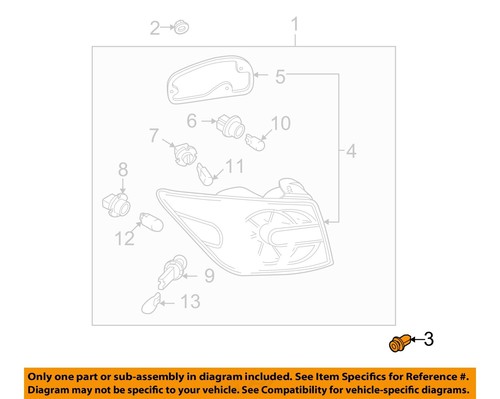 MAZDA OEM CX-7 Taillight Tail Light-Rear-Combo Lamp Assembly Grommet ...