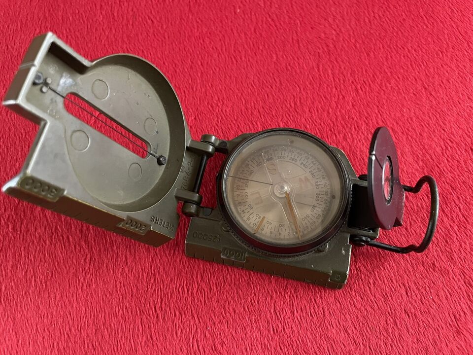 US Lensatic Compass Korean War Army Magnetic Military ~ 1951 Fee ...