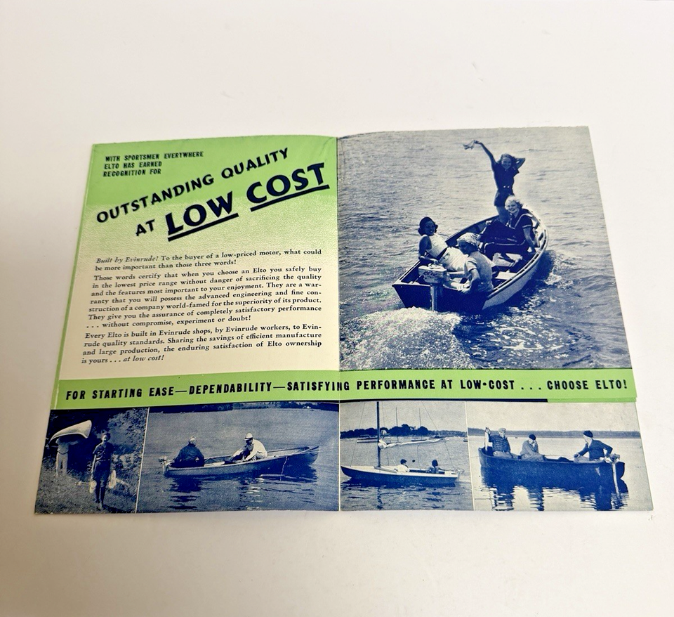 1939 ELTO Outboard Motors Catalog / Brochure Poster | eBay