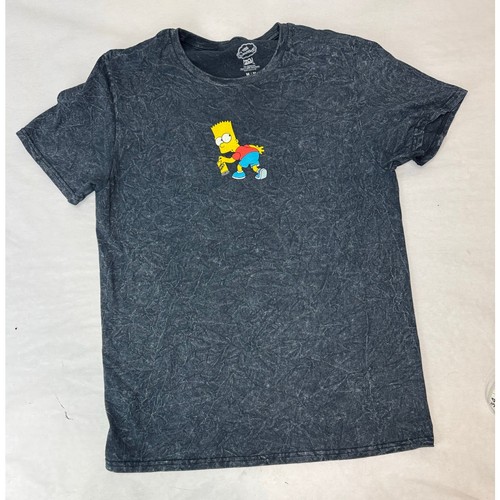 Bart Simpson The Simpsons Graphic Tee "I Didn't Do It" Heather Gray ...