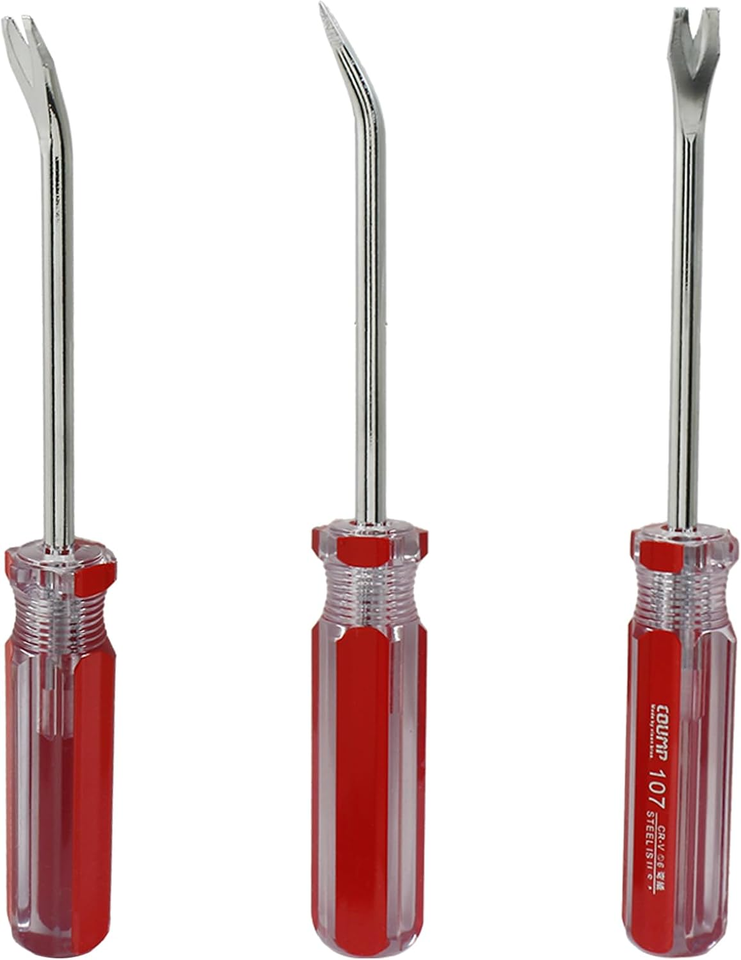 3 Pcs Tack Lifter Nail Puller, Elbow Head V Tip Nail Staple Rivet Tack ...