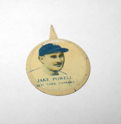 1938 Baseball PM8 Our National Game Jake Powell New York Yankees Pin ...