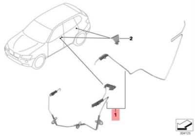BMW F25 F26 SAC SUV DOOR HANDLE LIGHTING RIGHT 7473684 63177473684 | eBay