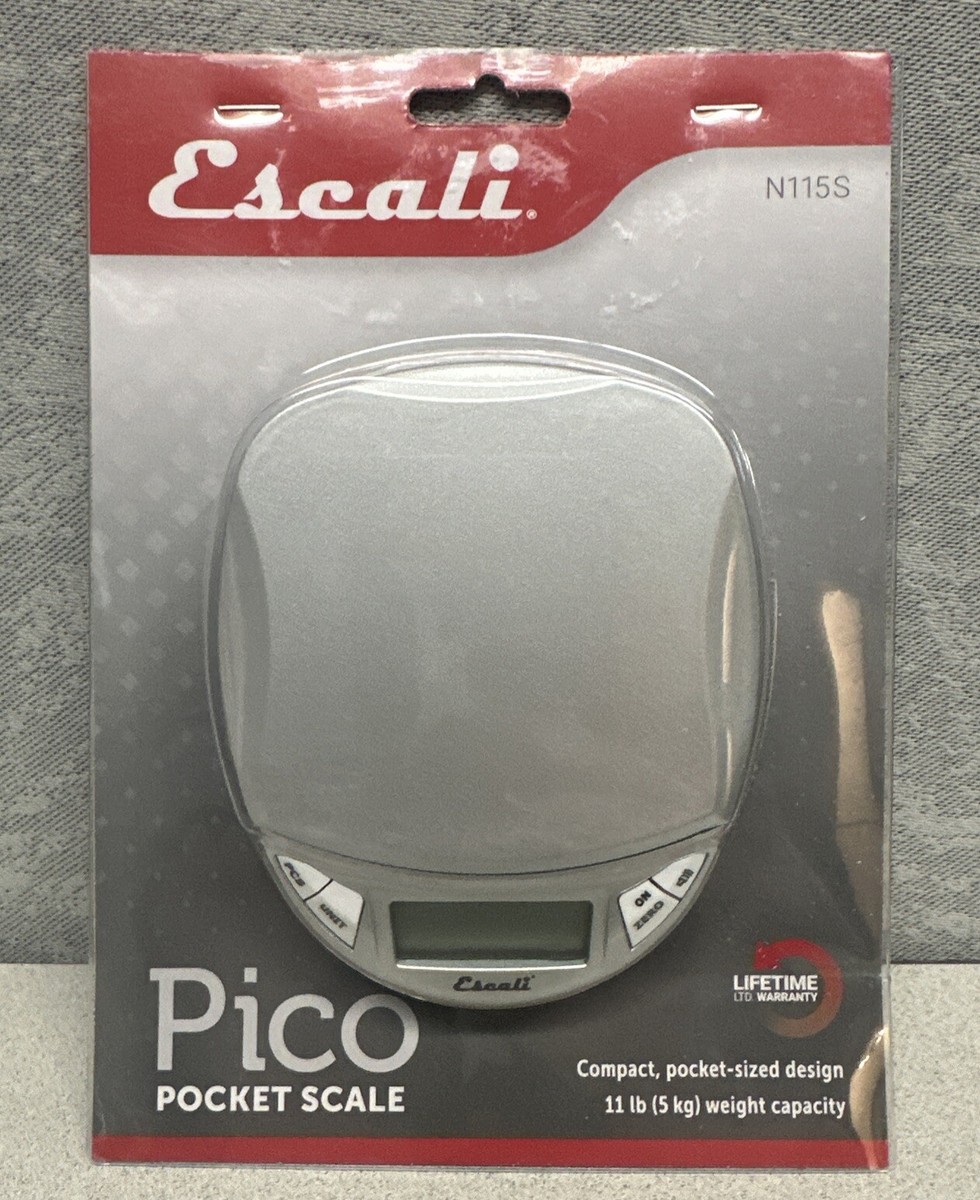 Escali Pico Pocket Scale Escali N115S Pico Digital Scale Silver Gray 5