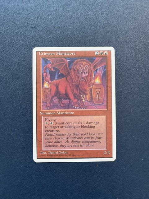 MTG Crimson Manticore Fourth Edition 183/379 Regular Rare for sale ...