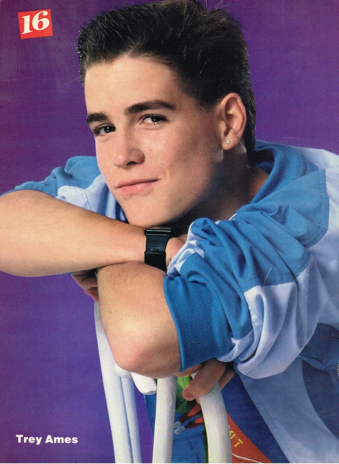 Trey Ames - Sean Mack Mackenzie Astin - 11" x 8" Teen Magazine Pinup ...