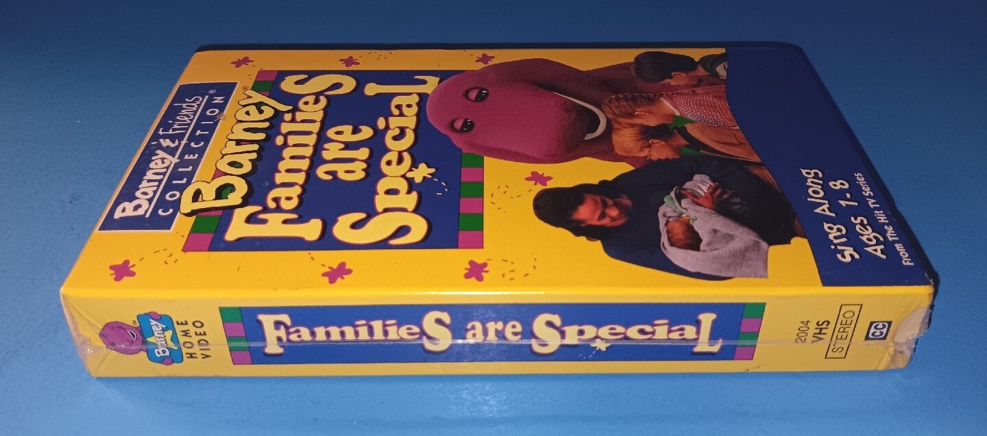 Vintage BARNEY: FAMILIES ARE SPECIAL (1995, | Grelly USA