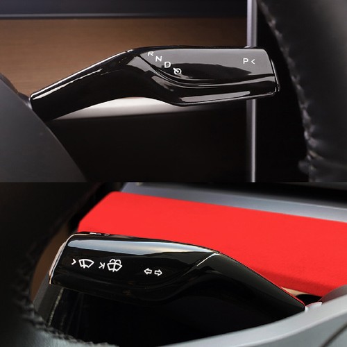 Wiper Lever Gear Shift Molded Stalk Paddle Cover Trim For Tesla Model 3 ...