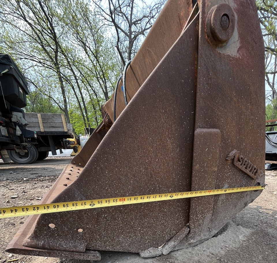 4-In-1 ACS Ashbury Hydraulic LOADER BUCKET 100" Wide Bucket (Down Pin ...