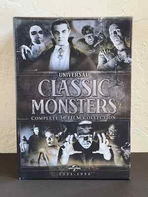 Universal Classic Monsters Complete 30-Film Collection DVD Edgar ...