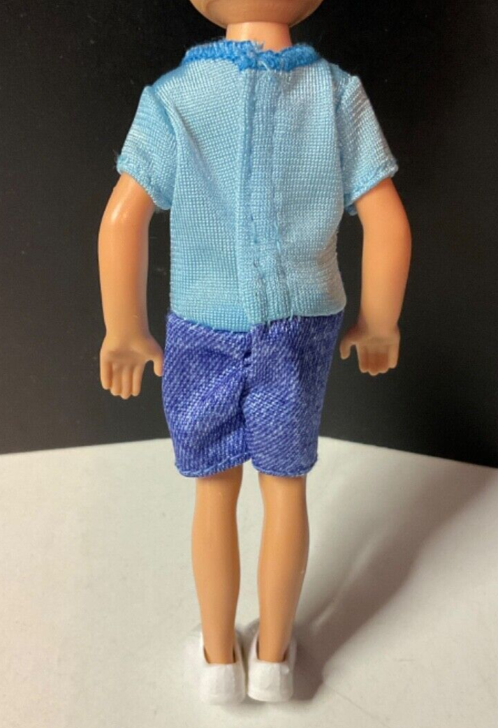 Mattel Barbie Club Chelsea Cute Blonde Hair Boy Tommy Doll Smiley Face ...