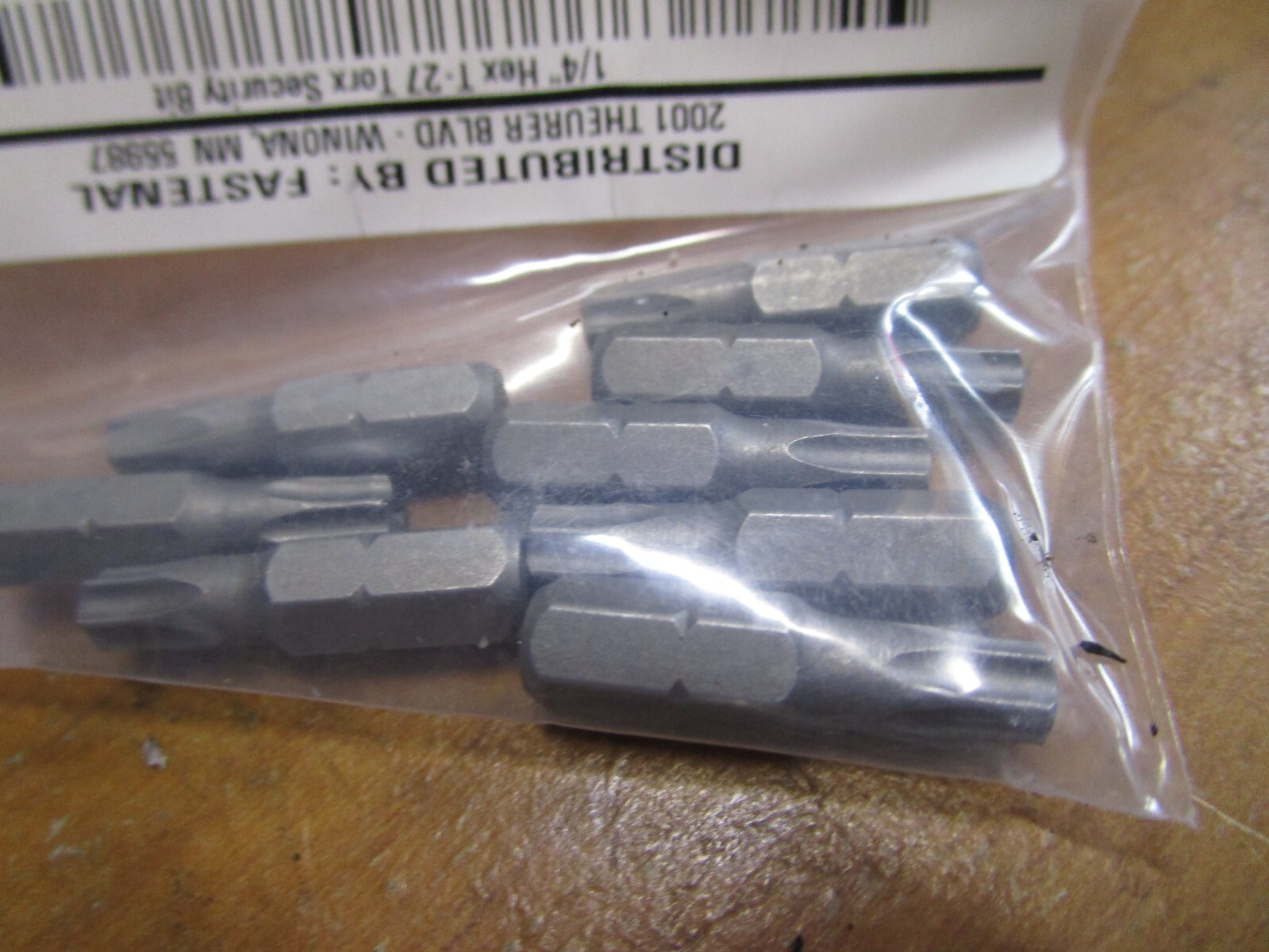 (8) 1/4" Hex T-27 6-Lobe Security Bit | eBay