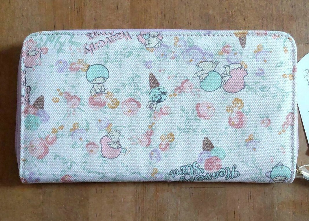 Sanrio Little Twin Stars HbG Round Zipper Long Wallet w/tag(No box ...