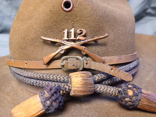 STETSON HAT Military RIFLE PIN 112 NUTRIA John B 6" x 7 1/2" | eBay