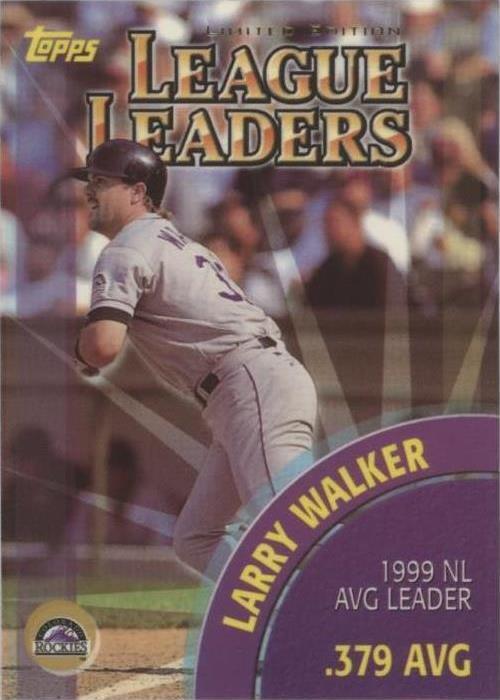 2000 Topps - League Leaders Nomar Garciaparra, Larry Walker #461 ...