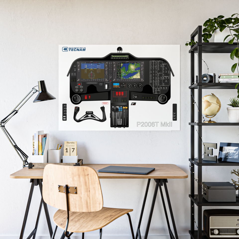 Tecnam Aircraft P2006T MkII Cockpit Poster 24"x36" | eBay