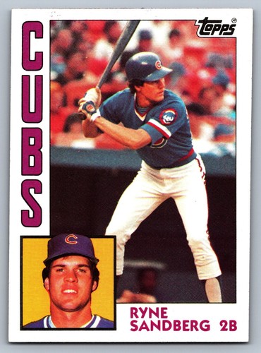 1984 Topps Baseball Ryne Sandberg #596 NM Chicago Cubs | eBay