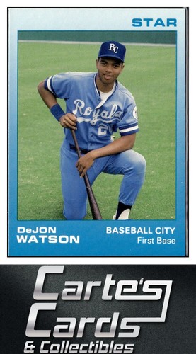 DeJon Watson 1988 Star Baseball City Royals #25 Kansas City Royals | eBay