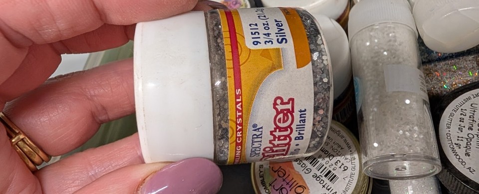 HUGE LOT Glitter Ultra Fine Glitter Multi Colors Crafting 19 containers ...