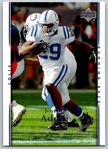 2007 UPPER DECK JOSEPH ADDAI INDIANAPOLIS COLTS #82 | eBay