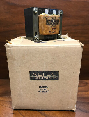 Vintage Altec Lansing Model 15060 60 Watt Line Matching Transformer NOS ...