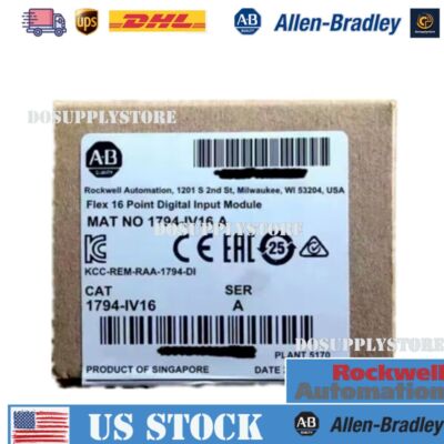Factory Sealed AB 1794-IV16 Flex 16 Pt Digital Input Module 1794-1V16 ...