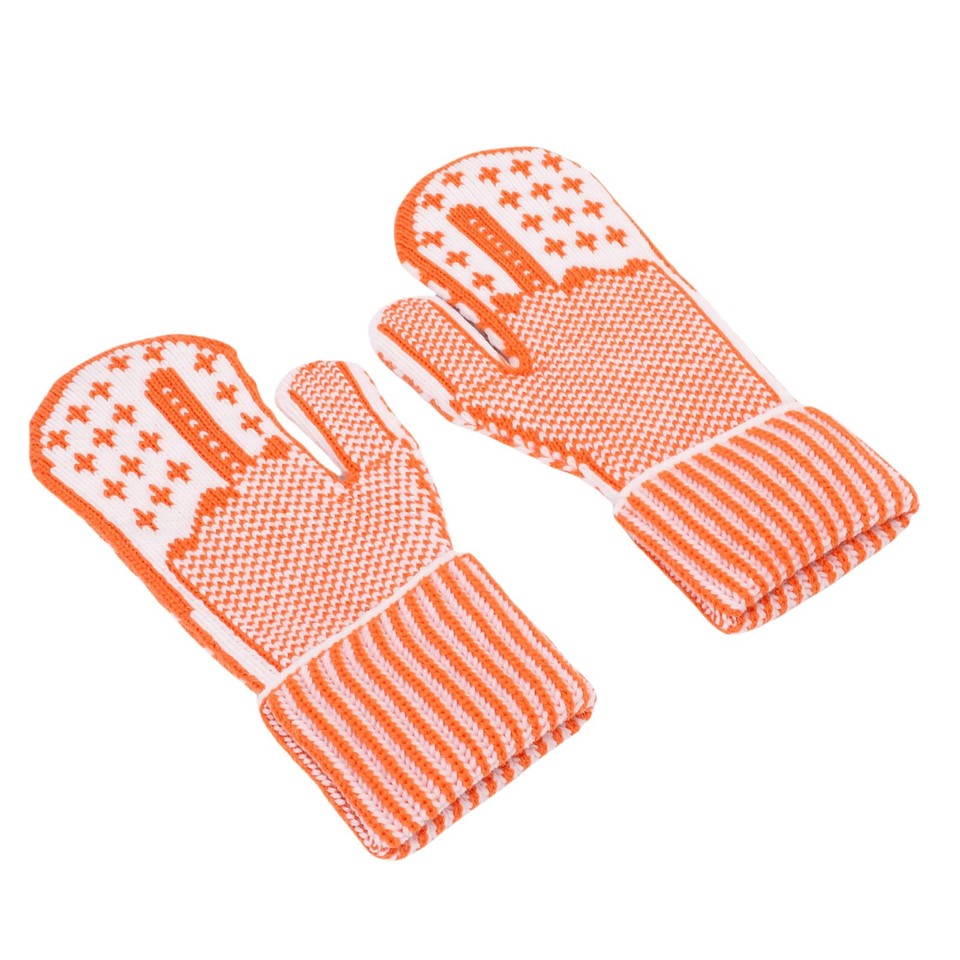 1 Pair Middle Finger Pattern Mittens Attitude Warm Soft Cozy | eBay UK