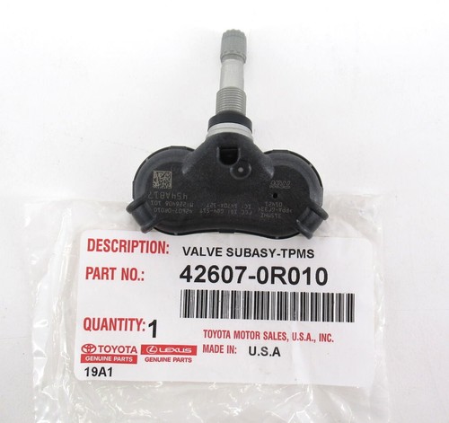 Genuine OEM Toyota 42607-0R010 TPMS Pressure Sensor 14-19 Highlander 13 ...