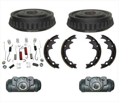 Rear Brake Drums Shoes Wheel Cylinders Kit For Ford Ranger Bronco II w ...