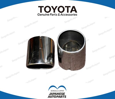 TOYOTA LEXUS OEM Exhaust Tips Extension Tail Pipes 17408-74080 x 2 | eBay