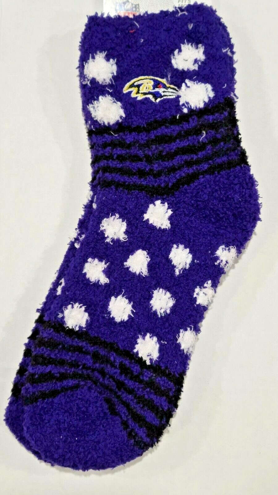 NFL Baltimore Ravens Fuzzy Soft Socks, New (HOMEGATER) | eBay