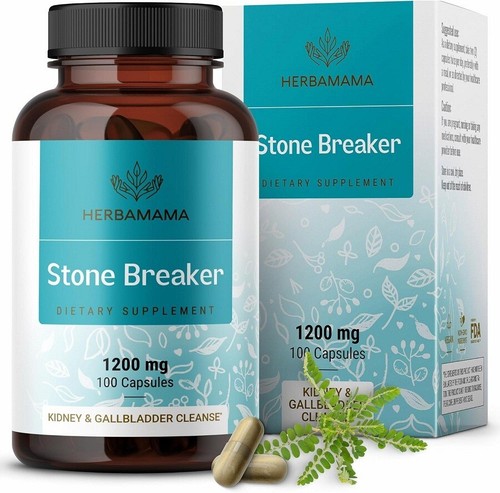 Stone Breaker Supplement - Organic Chanca Piedra Capsules Kidney Stones ...