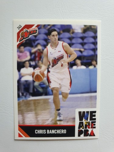 CHRIS BANCHERO 2018 PBA Stickito #245 Alaska Aces MERALCO BOLTS ...