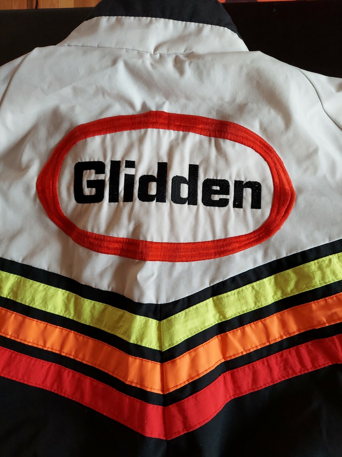 Vintage Glidden Racing Jacket Nascar Stock Car 80s 90… - Gem