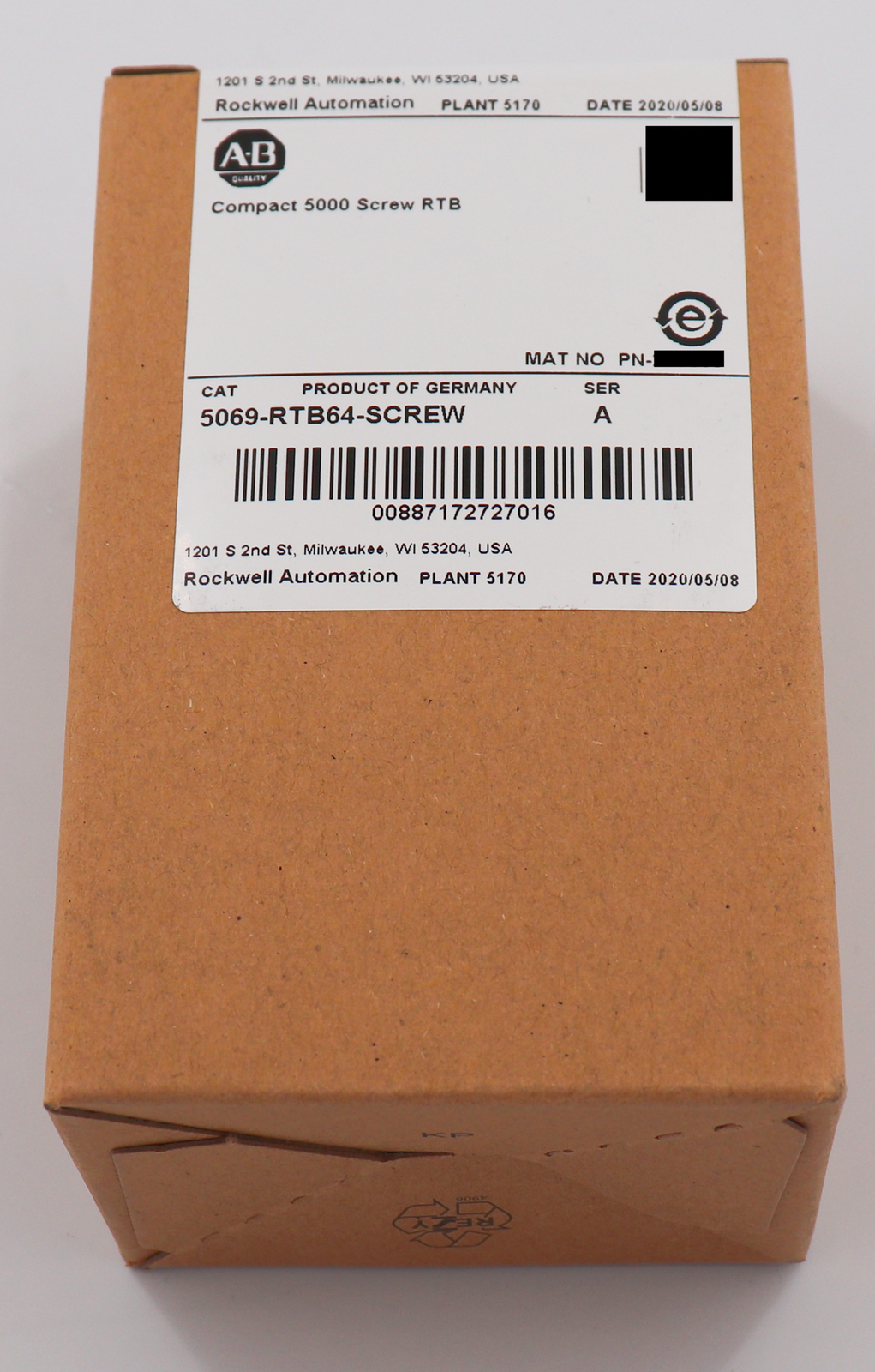Allen-Bradley 5069-RTB64-SCREW /A Compact 5000 Screw RTB US Stcok ...