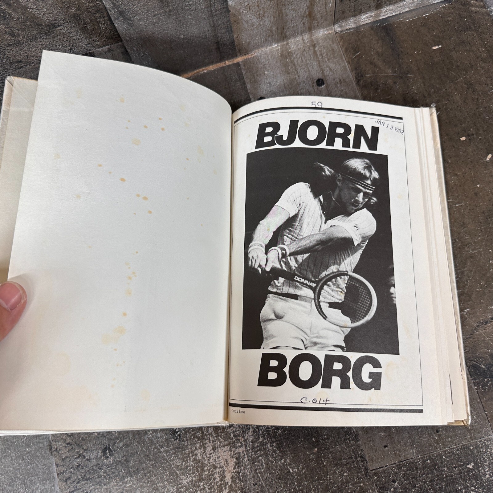 Bjorn Borg By Larry Audette Book VTG 1979 | eBay