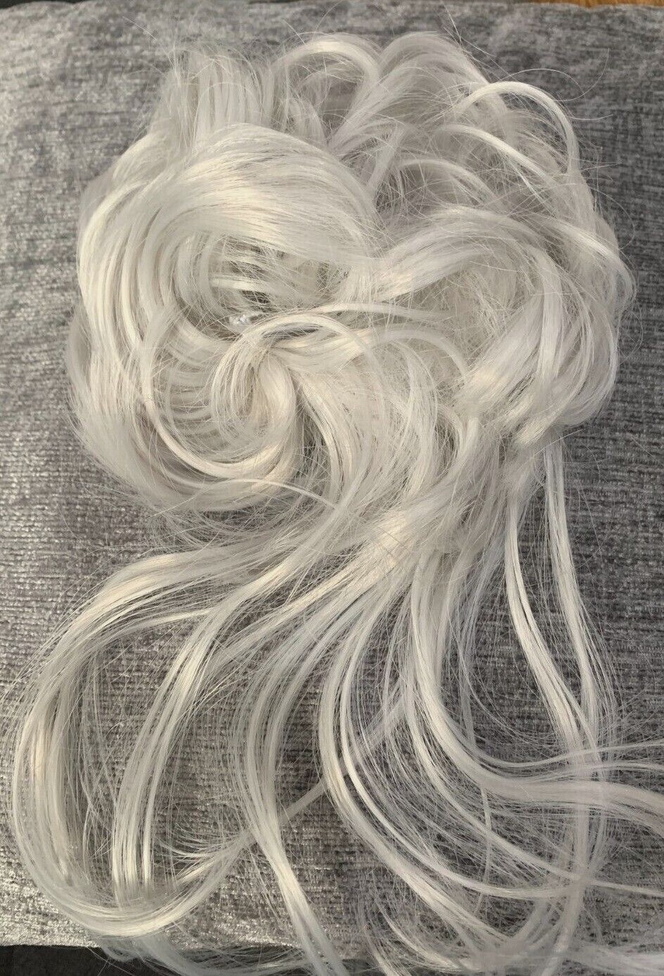 Hair Scrunchie Wavy Curly Wrap Messy Bun Updo Hairpiece With Long ...