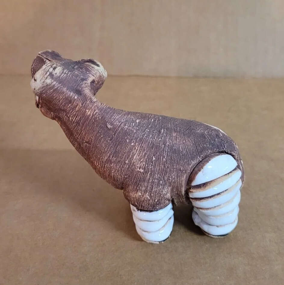 Vintage Artesania Rinconada Spectacle Bear Okapi Pottery Sculpture ...
