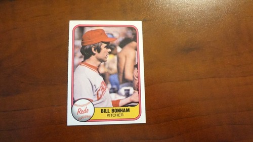 1981 FLEER # 215 BILL BONHAM BASEBALL CARD | eBay