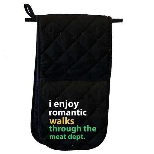 Bbq Romantic Walks Meat Dept Meat Smoking - Mitt Glove Mitts Double ...