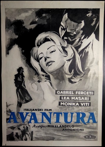 ADVENTURE MONICA VITTI ANTONIONI 1961 RARE EXYU MOVIE POSTER | eBay