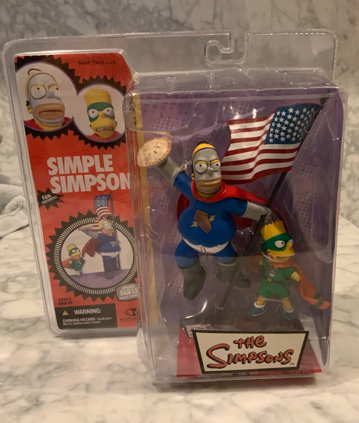 Simpsons McFarlane Simple Simpson Series 1 Pieman Cupcake Kid | eBay