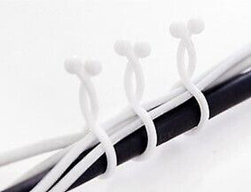System-S Cable Tie Cable Clip Turnable 20 Piece Size L IN White | eBay