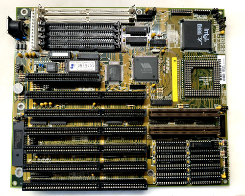 OLIVETTI PCS 40 SX/25 FIC 486-GVT (4007N) INTEL 486 SX CPU MOTHERBOARD ...