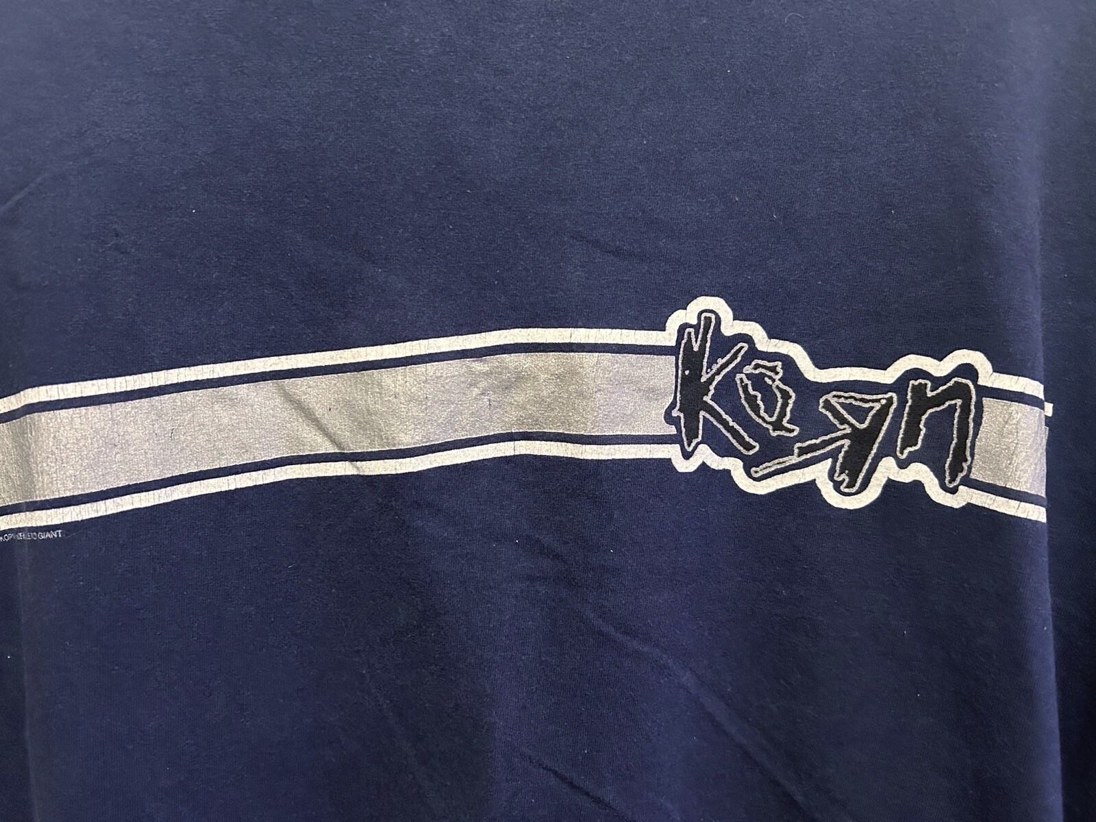 RARE Vintage ORIGINAL 1996 Korn Band Shirt Navy Silve… - Gem