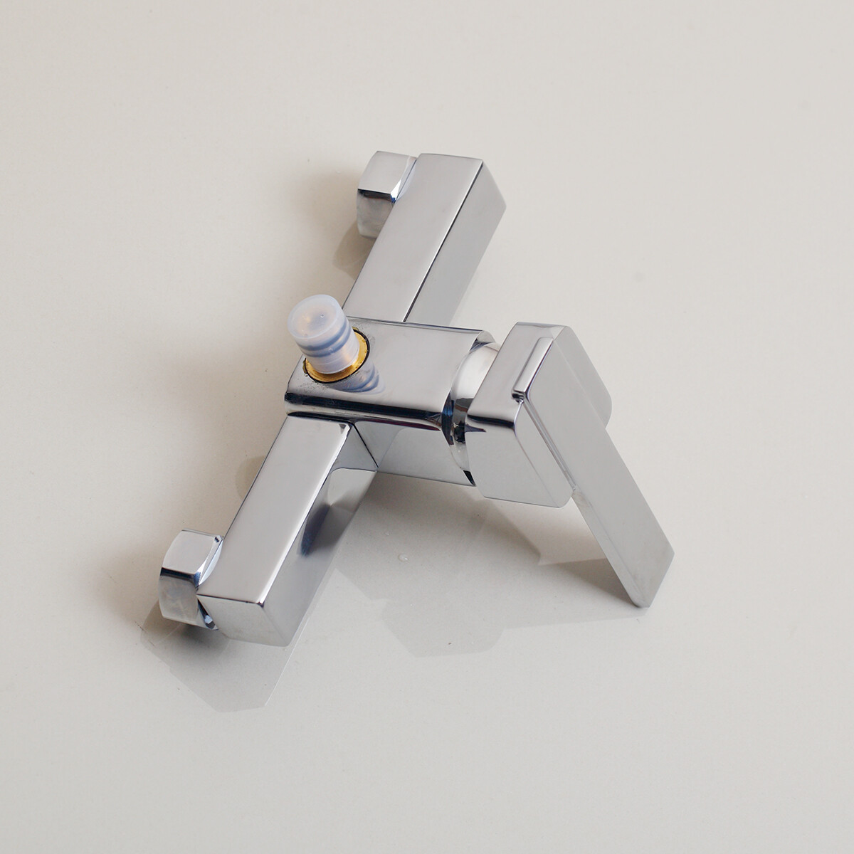 2-Way Shower Faucet Set 8" Rain Shower Head Mixer Valve Hand Held ...