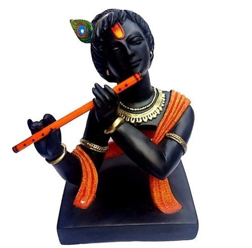 Lord Black Krishan ji Murti Figurine Statue Idol for Home Decor ...