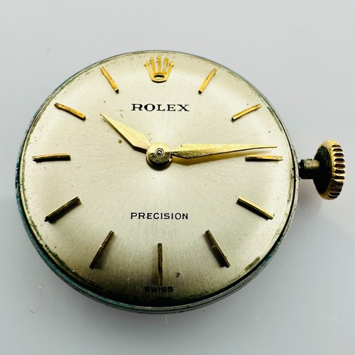 Rolex Precision cal 1401 manual winding movement in working cond ...