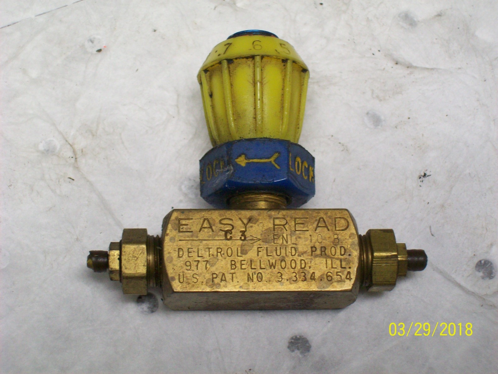 DELTROL FLUID PROD. EASY READ FLOW CONTROL VALVE , C3 | eBay