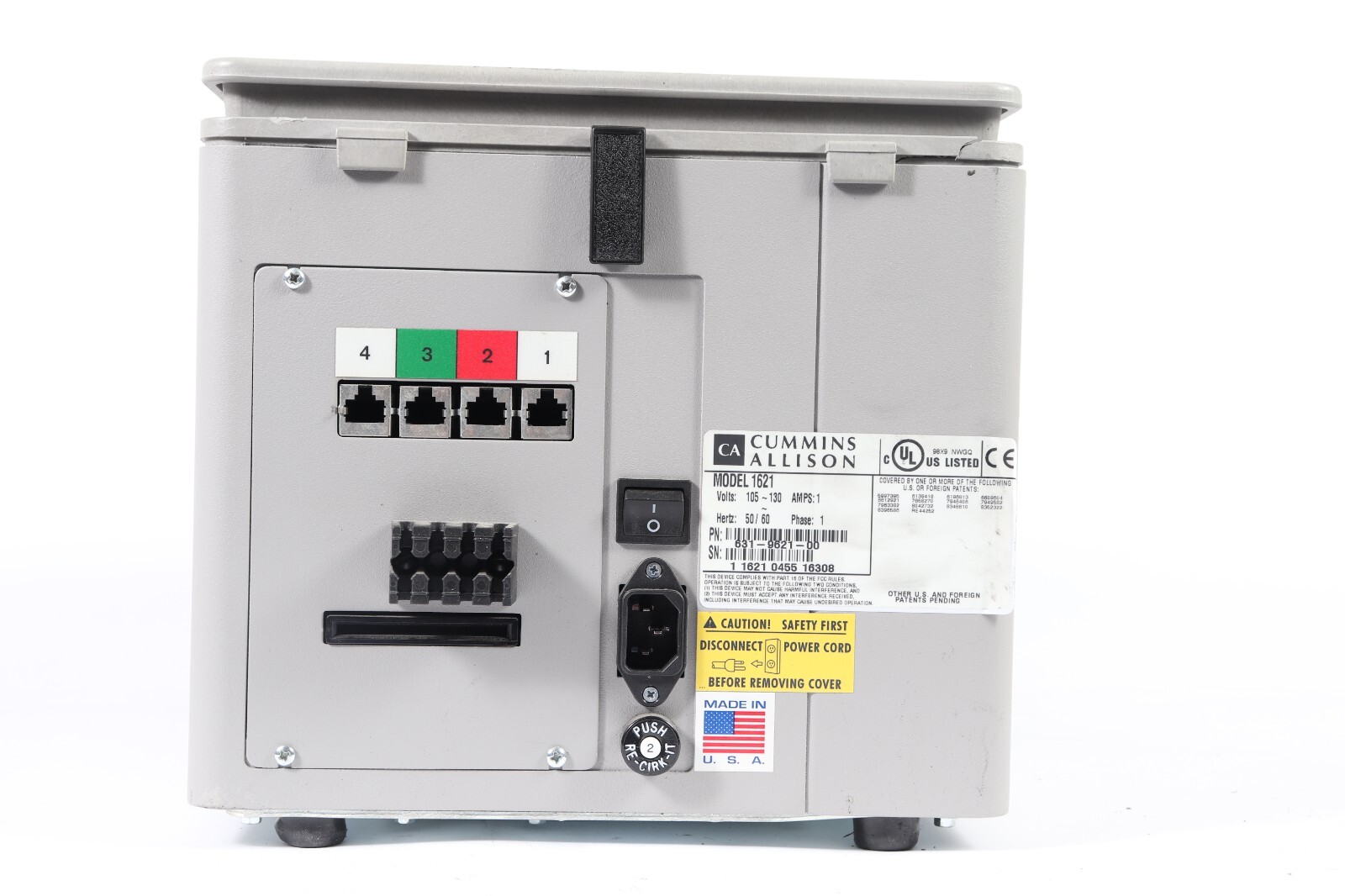 Cummins Allison JetSort 1621 Series Coin Sorter Counter with ...